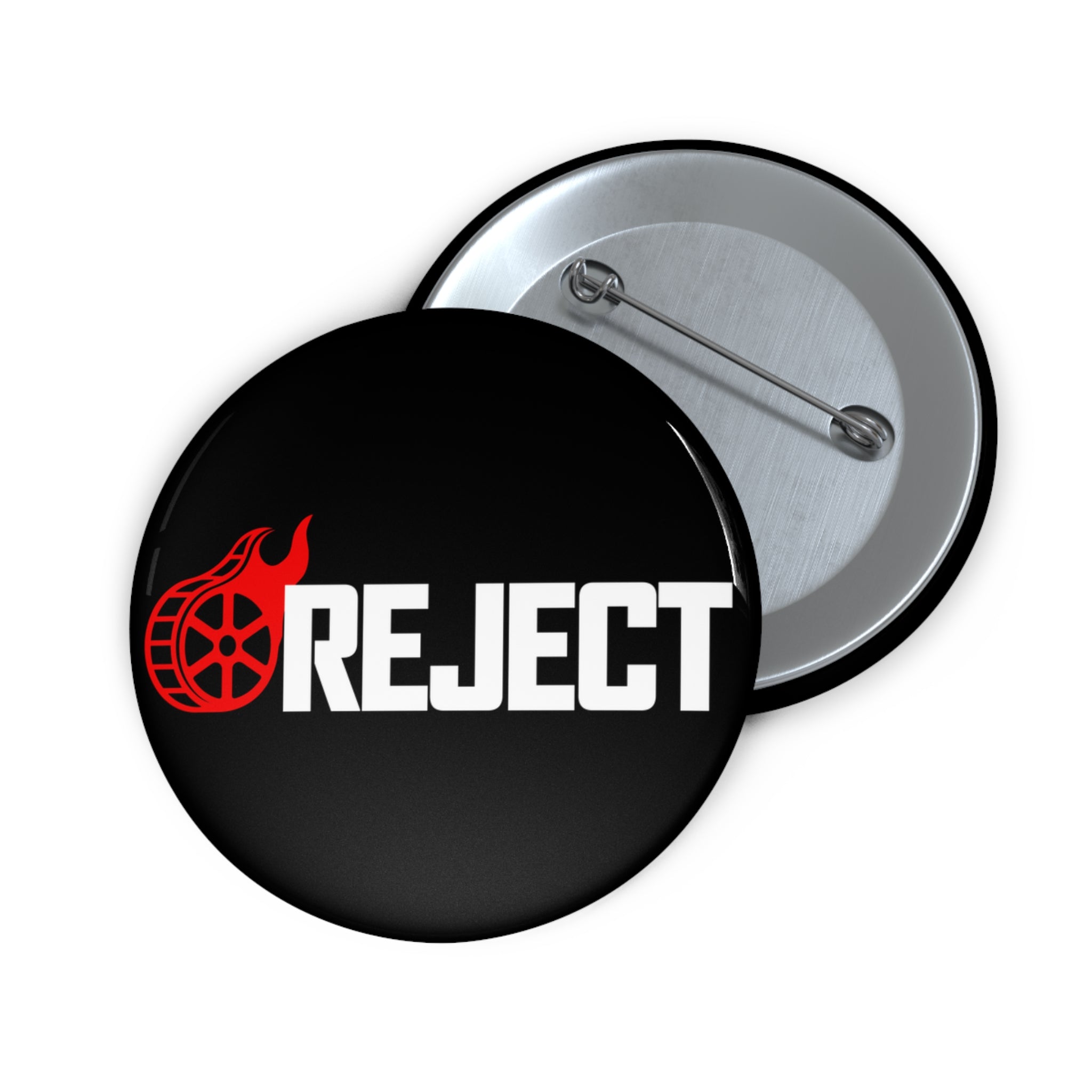 The Reel Reject Logo Pin Button – Reject Nation Shop